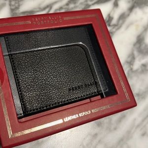 Perry Ellis | Bags | Perry Ellis Portfolio Leather Bifold Wallet | Poshmark